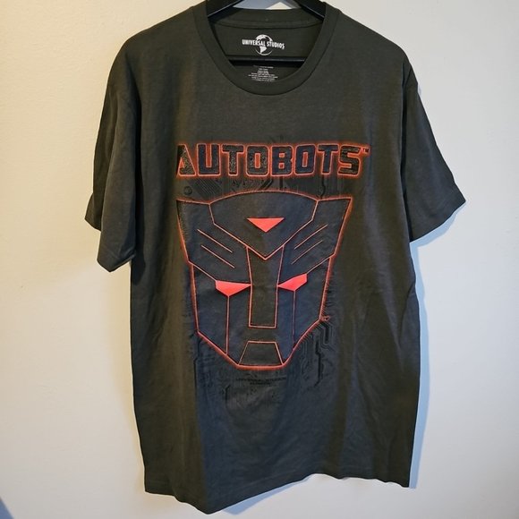 Universal | Shirts | Universal Studios Transformers Autobots Logo Short ...